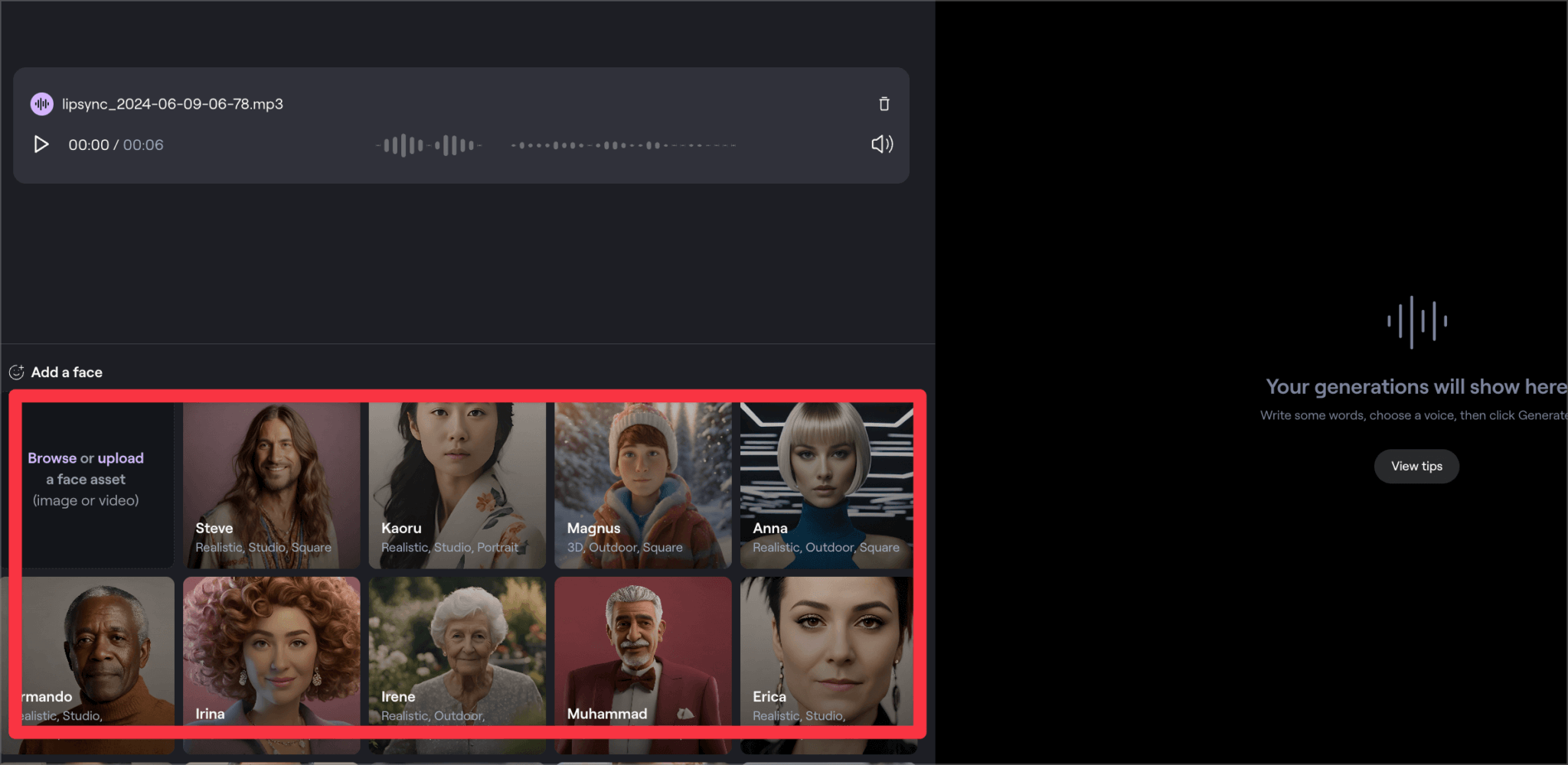 Runwayで「Lip Sync」の動画作成！ハイクオリティな生成方法を解説