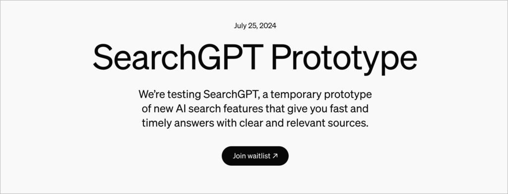 OpenAIの新サービス「Search GPT」とは？Google検索に挑む次世代AI検索の全貌