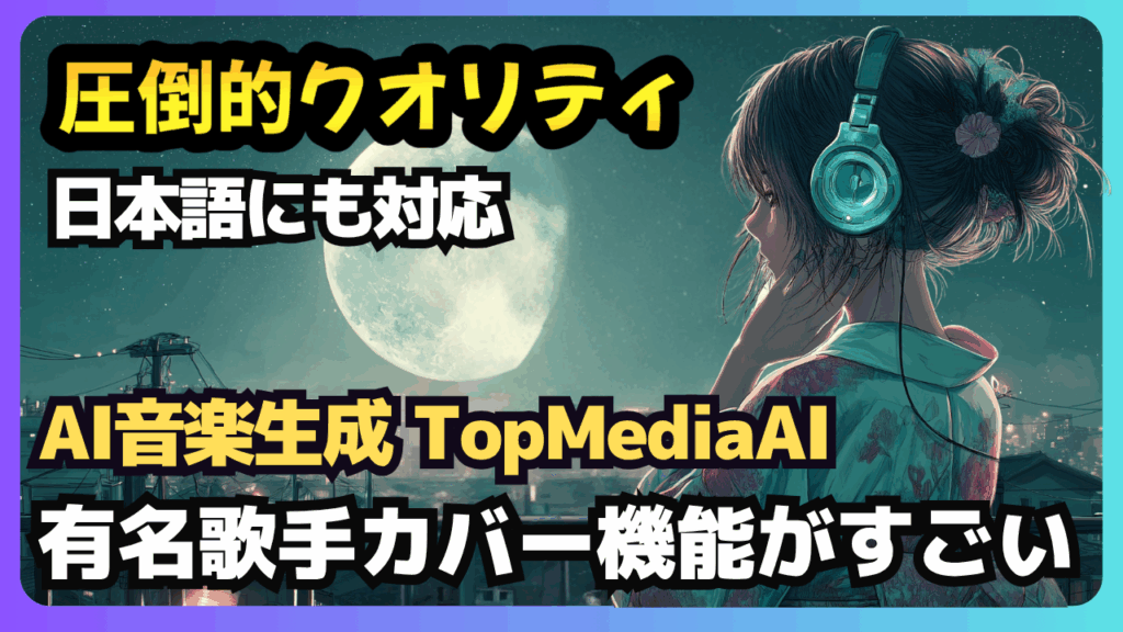 TopMediai AI Music Generator完全ガイド｜初心者でもプロ級の音楽を簡単作成できる