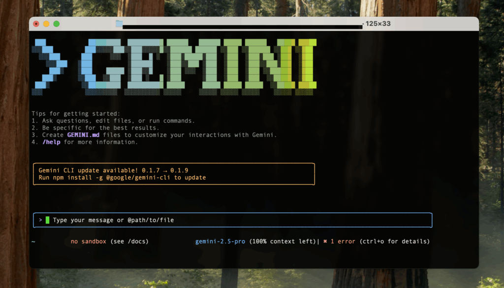 Gemini CLIセットアップから実践まで完全解説｜100万トークン× 無料でAI開発を革新する全手順